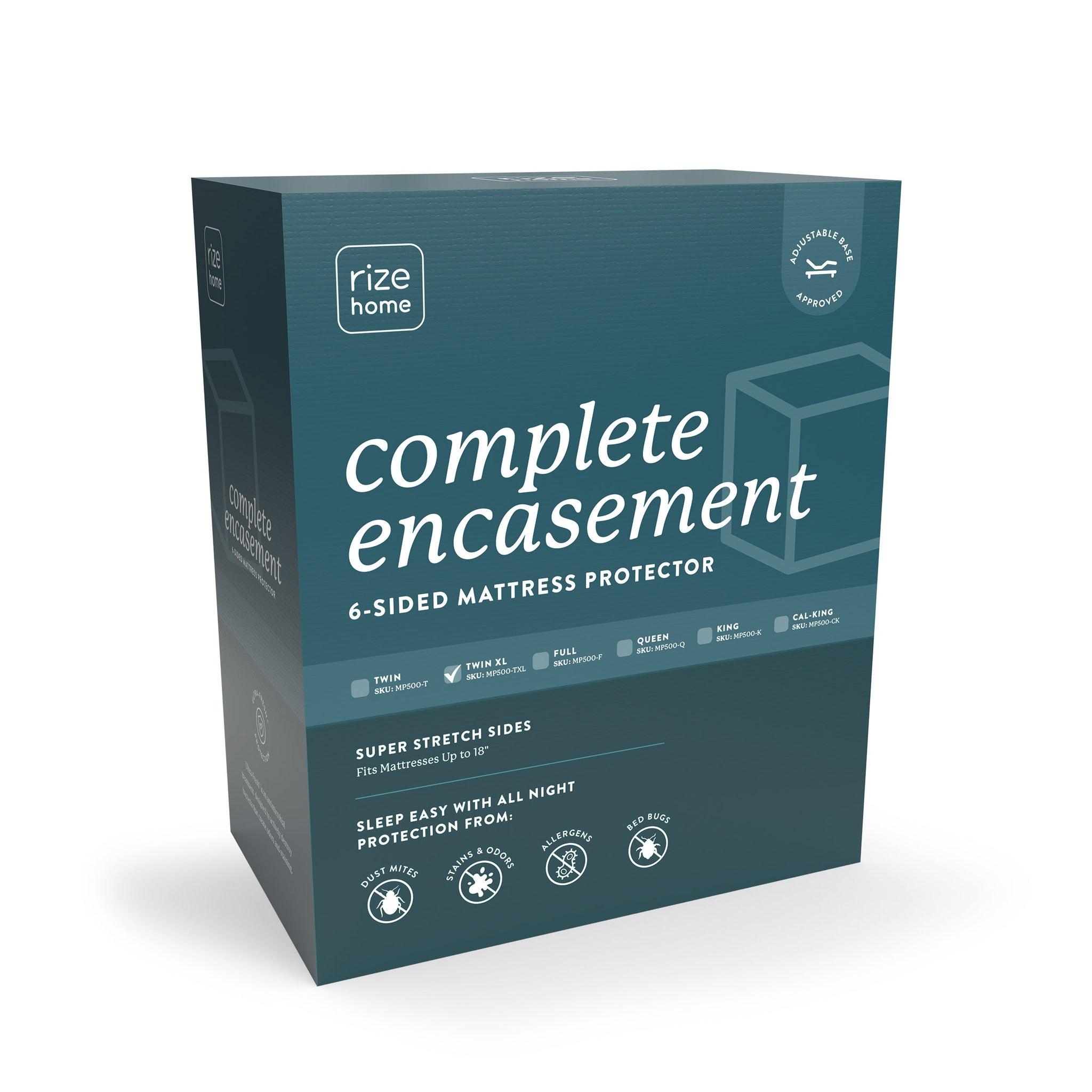 Complete Encasement Mattress Protector | Rize Home